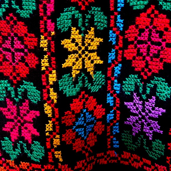 Sinia Handmade | Dresses | Egyptian Vintage Sinai Black Dress With ...